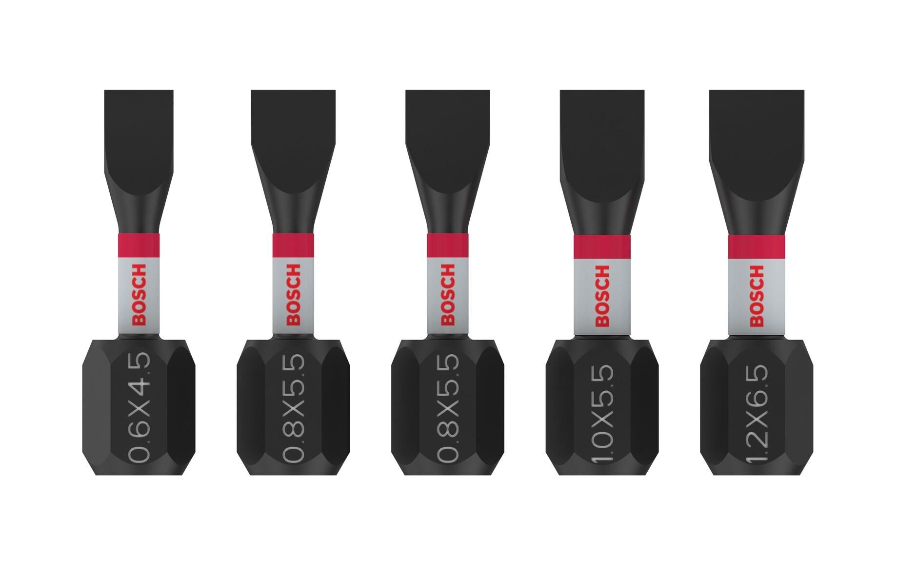 Bosch PRO Impact 5 Parça Düz Vidalama Uç Seti 2608521U60 | Bosch ...